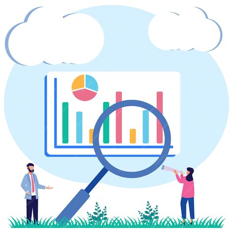 Premium Vector Illustration Vector Graphic Cartoon Character Of Data Analysis