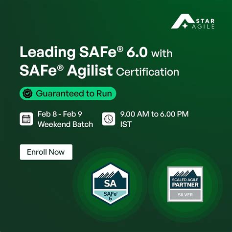 Agileleadership Safeagilist Leadingsafe Staragile Agilecareer
