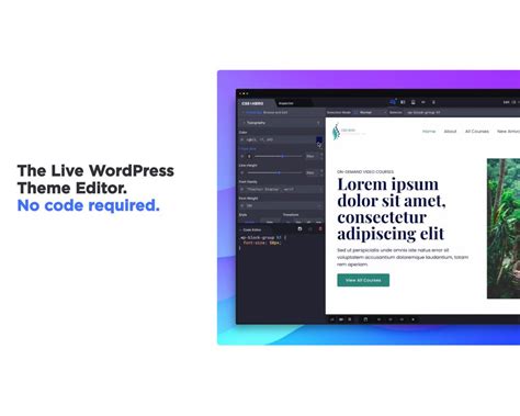 The Wordpress Theme Editor Julian Hooks