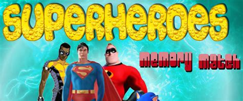 Superheroes Memory Match Play Online On Flash Museum 🕹️