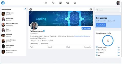 Joseph Williams On Linkedin Socialmedia Frontenddeveloper