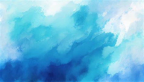 Fondo De Textura De Grunge De Pintura Degradada De Acuarela Azul
