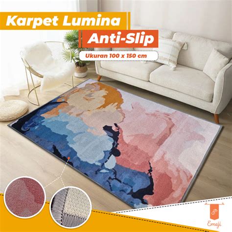 Jual Karpet Lantai Modern AURORA X Cm Karpet Ruang Tamu Karpet Minimalis Shopee Indonesia