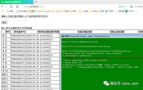 Flask Excel