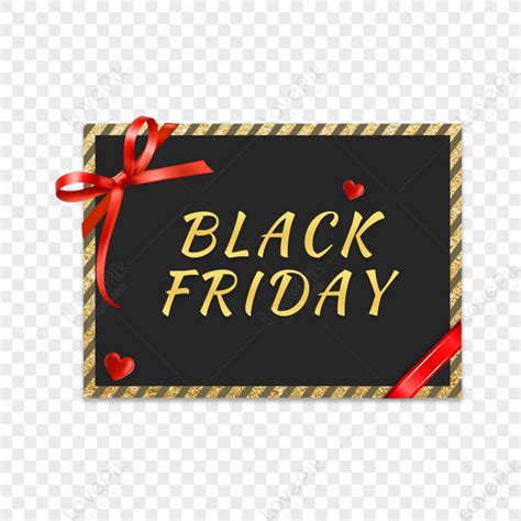 검은 금요일 황금 일러스트 라벨 활카드시장 Png 일러스트 무료 다운로드 Lovepik