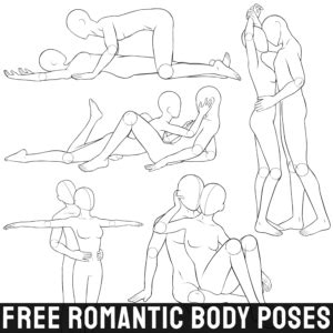 Free Romantic Body Poses For Procreate LIBRIUM