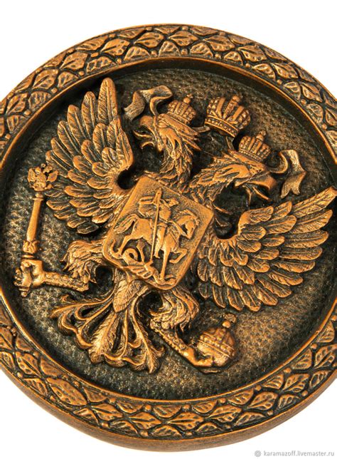 Герб России (круглый) в интернет-магазине Ярмарка Мастеров по цене 2880 ...