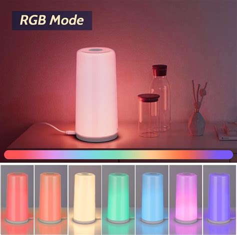 Lámpara De Mesa Lámpara De Noche Con Sensor Táctil Lámpara De Mesita