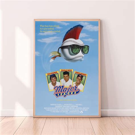 Major Leaguemovie Posterhigh Quality Canvas Print Wall Art Room