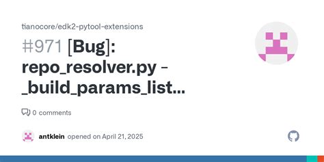 [bug] repo resolver py build params list removed the else statement for appending recurse