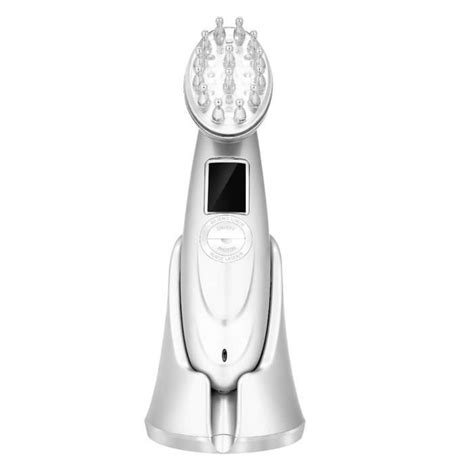 RUIDA Peigne de massage électrique USB avec laser infrarouge et écran