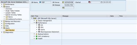 solved db02 sap on sql data is missing sap community