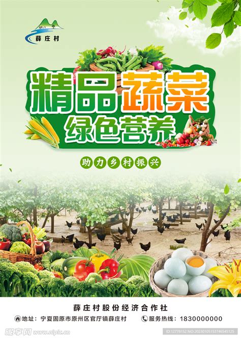 蔬菜单页设计图 DM宣传单 广告设计 设计图库 昵图网