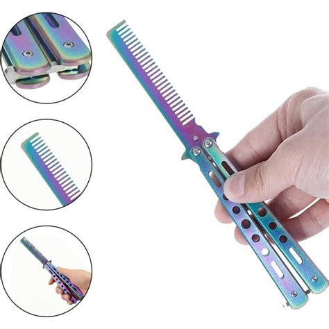 Navaja Mariposa Balisong Peine De Entrenamiento