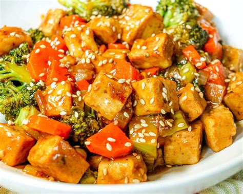 Teriyaki Tofu Stir Fry Recipe Cheap Lazy Vegan