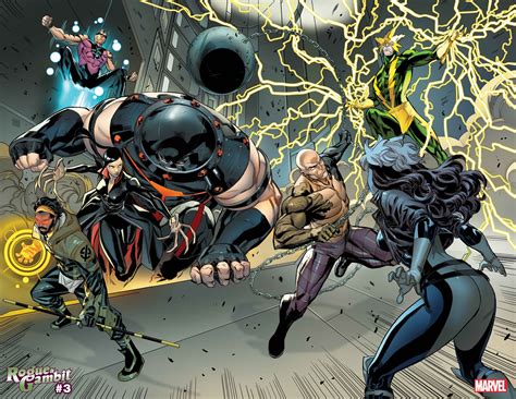 Rogue And Gambit 3 First Look Boasts Action Romance And Mind