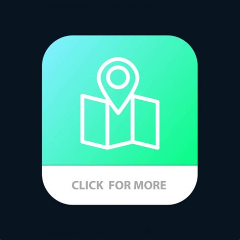 Ubicacion Mapa Pointer Mobile App Botón Android Y Ios Linea V Png