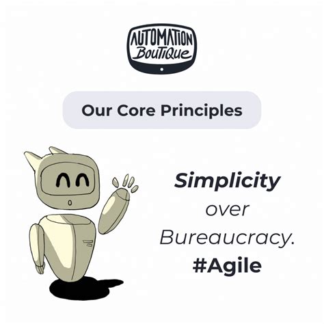 Simplicity Agile Creativity Innovation Automation Boutique