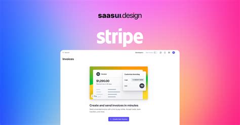 Stripe Ui Ux Design Saas Application Design Saas Ui