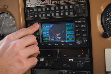 Premium Photo Crop Unrecognizable Male Aviator Pushing Button On