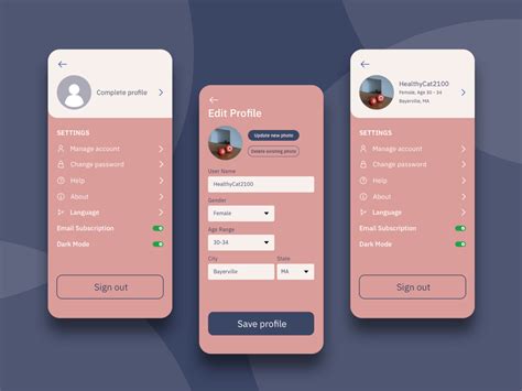 Grocery Planning Appedit User Profile And Setting By Nutcracker2012 On