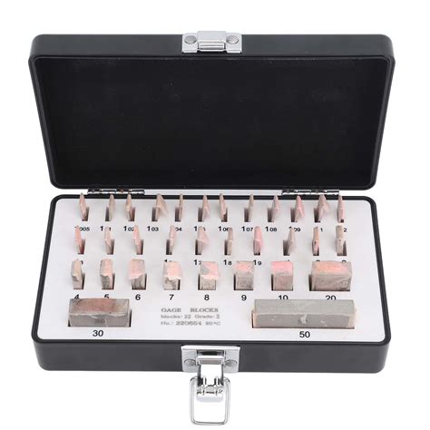 32 Piece Steel Measuring Block Set High Accuracy Low Surface