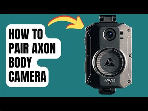How to Pair Axon Body Camera - YouTube