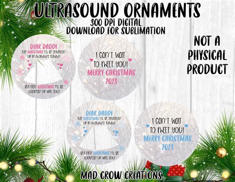 Ultrasound Ornament Design Ultrasound Ornament Png Dear Daddy This Year Design Baby S First