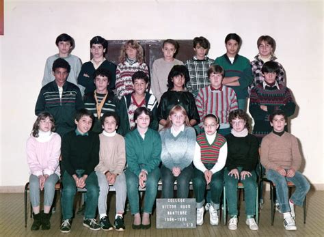 Photo De Classe Année 1984 1985 De 1984 Collège Victor Hugo Copains