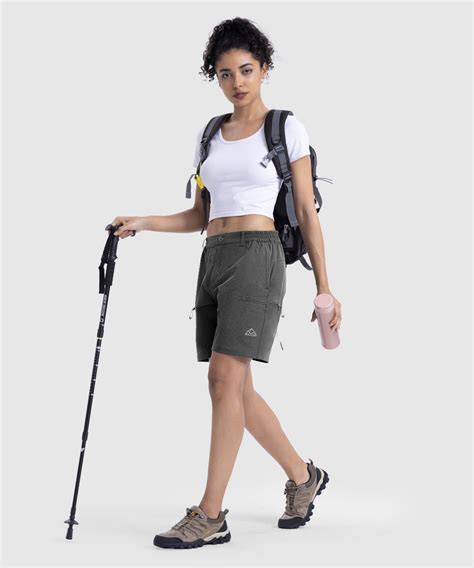 Womens Quick Dry Lightweight Stretchy Cargo Shorts Tbmpoy