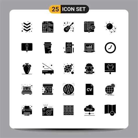 Universal Solid Glyph Signs Symbols Of Dry Skin Coding Instrument