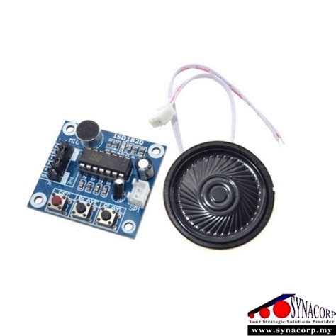 Diy Kit Arduino Voice Record Sound Module Isd1820 With Speaker