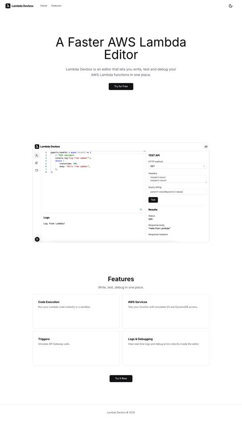 Faster Aws Lambda Function Development