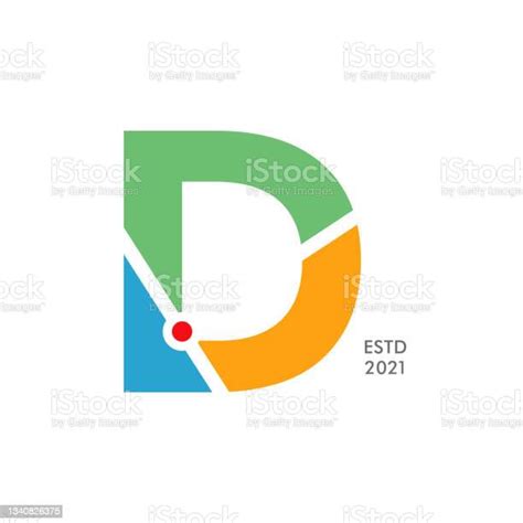 간단한 초기 문자 D지도 디자인에 대한 스톡 벡터 아트 및 기타 이미지 디자인 알파벳 D 컴퓨터 글자 Istock