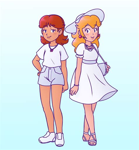 Princesses Daisy And Peach By Beary Boo On Deviantart