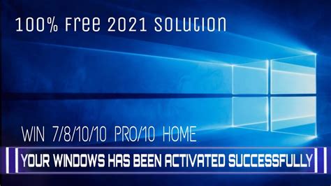 How To Activate Windows For Free 2021 Solution And Activate Windows Without Product Key Youtube
