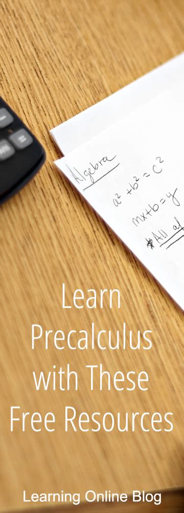Learn Precalculus With These Free Resources
