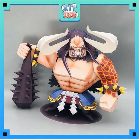 Mô Hình Giấy Chibi Kaido One Piece Kit168 Shop Mô Hình Giấy