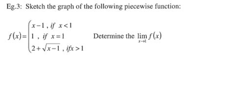 solved eg 3 sketch the graph of the following piecewise