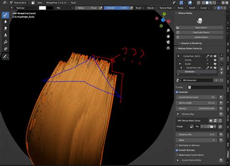 Hair Medusa Nodes 396 By Saikafu Blender And CG Discussions