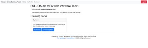 The Blas From Pas Multi Factor Authentication Mfa Using Okta With Spring Boot And Tanzu