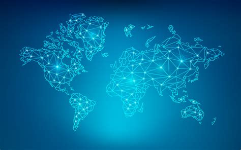 Wireframe World Map 8910841 Vector Art At Vecteezy