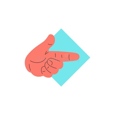 human hand forefinger pointing index finger direction pointer icon