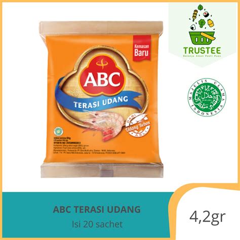Jual ABC Terasi Udang Isi Sachet X Gram Trasi Udang Rebon Asli Halal Shopee Indonesia