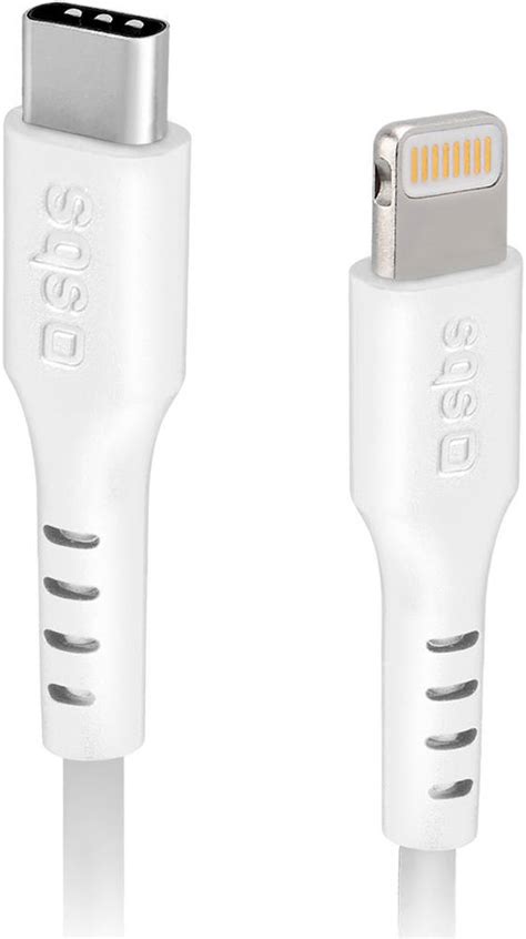 Sbs Lightning To Usb Type C Data Cable 1m Length Charging And Data Transfer Design For Apple