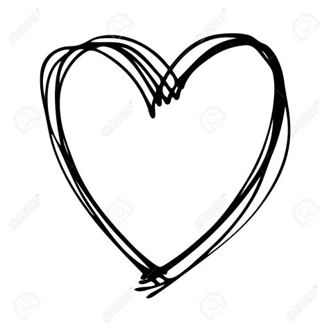 Hand Drawn Heart Clipart Free Download On Clipartmag