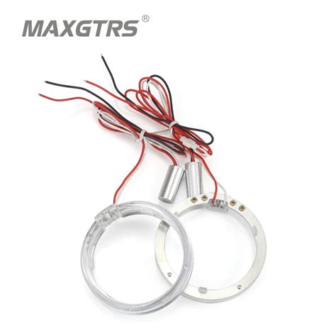 2x 80mm 95mm Car Guide Led Angel Eyes Light Halo Rings DRL Daytime