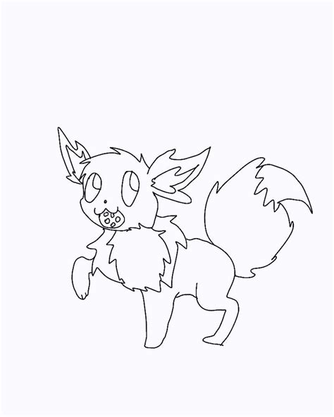 Eevee Template By Flaratheflareon On Deviantart