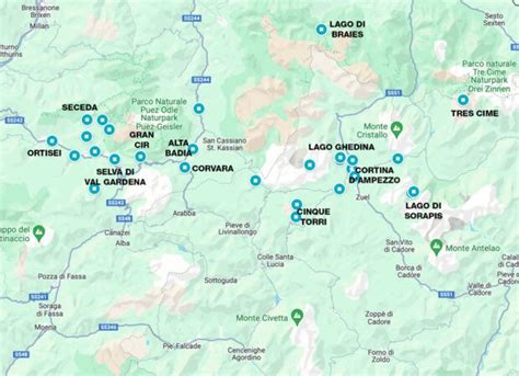 Dolomites Top Spots Hikes Map Guide Where And Wander