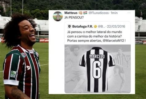 Retorno De Marcelo Ao Fluminense Rende Série De Memes Nas Redes Sociais